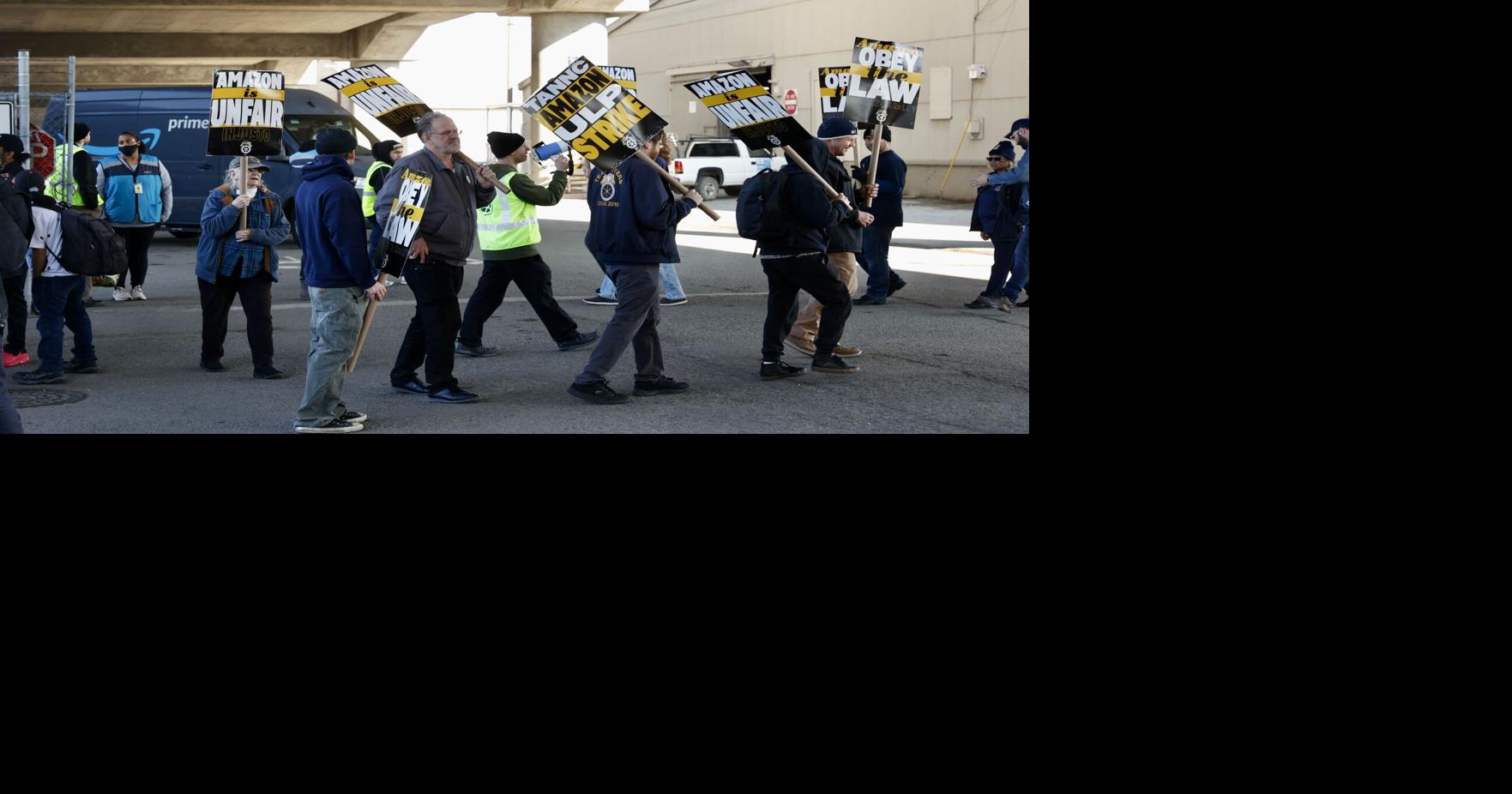 SF Amazon warehouse workers join nationwide Teamsters strike ...