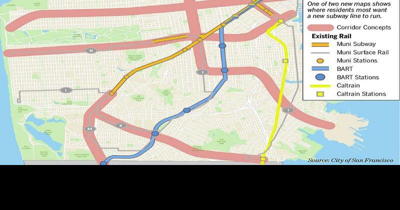 New ‘Subway Vision’ maps show tunnels of the future | San Francisco ...