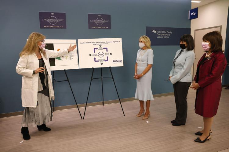 First Lady Jill Biden At Ucsf