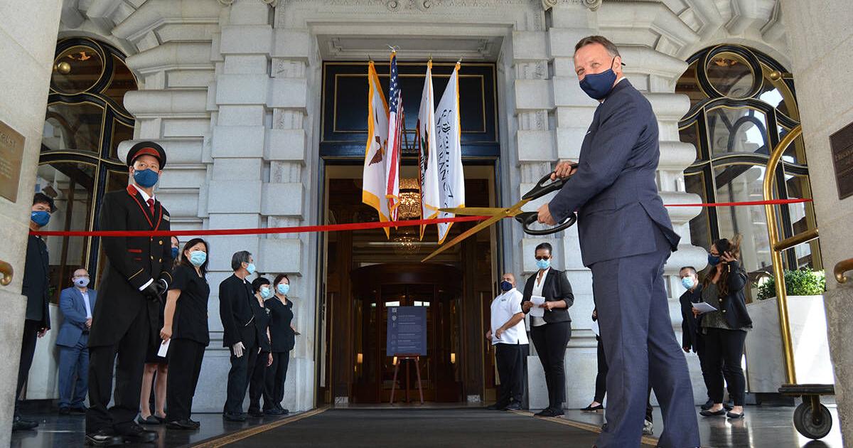 Fairmont Hotel holds ribbon cutting as it reopens | Photo Galleries ...