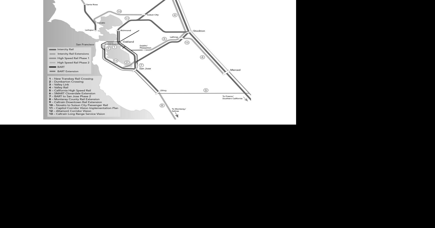Rail providers back calls for second transbay crossing | San Francisco ...