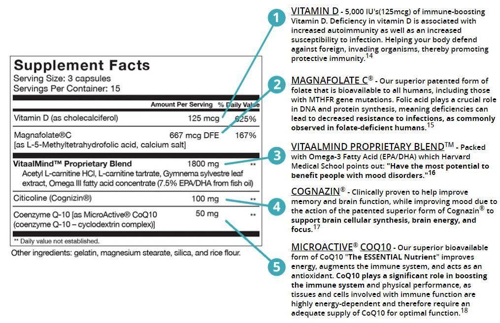 Vitaae Reviews: SANE Vitaae Brain Boosting Ingredients Truth | Our ...
