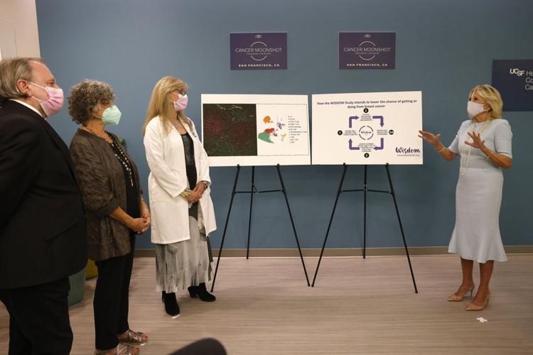 First Lady Jill Biden At Ucsf