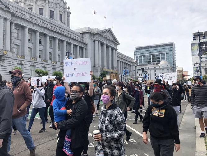 Protesters turn out Sunday in San Francisco for second day in a row ...