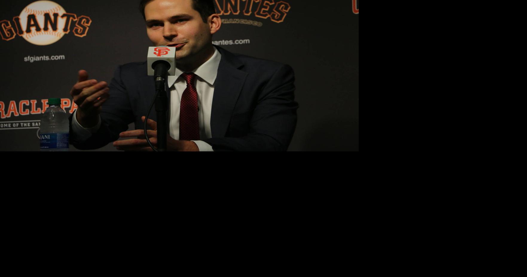 Giants introduce Scott Harris as new general manager | Sports ...