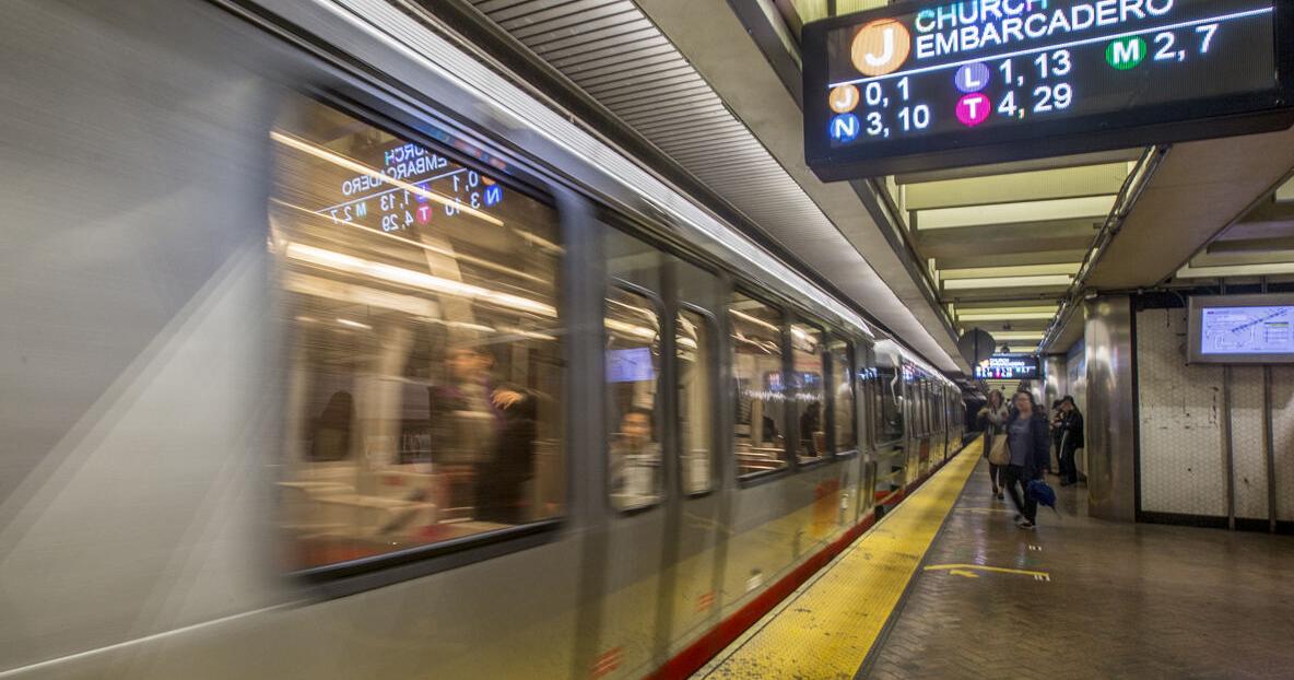 Muni’s new electronic subway signs come to life — temporarily | San ...
