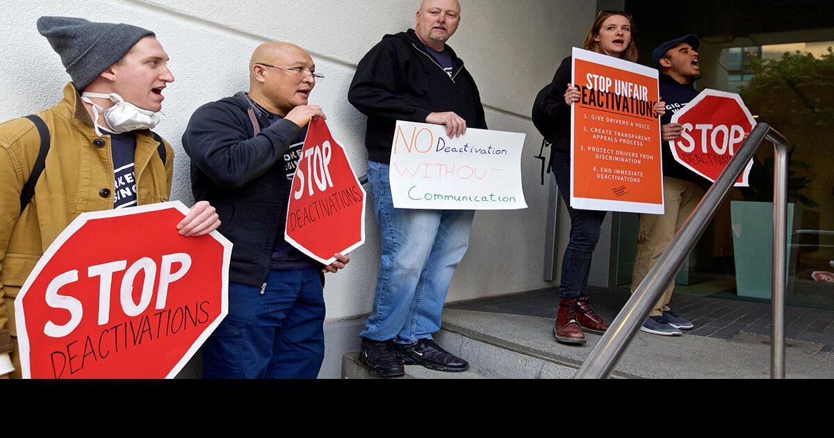 Lyft, Uber drivers protest sudden deactivations | San Francisco News ...