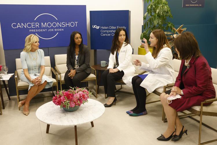 First Lady Jill Biden At Ucsf