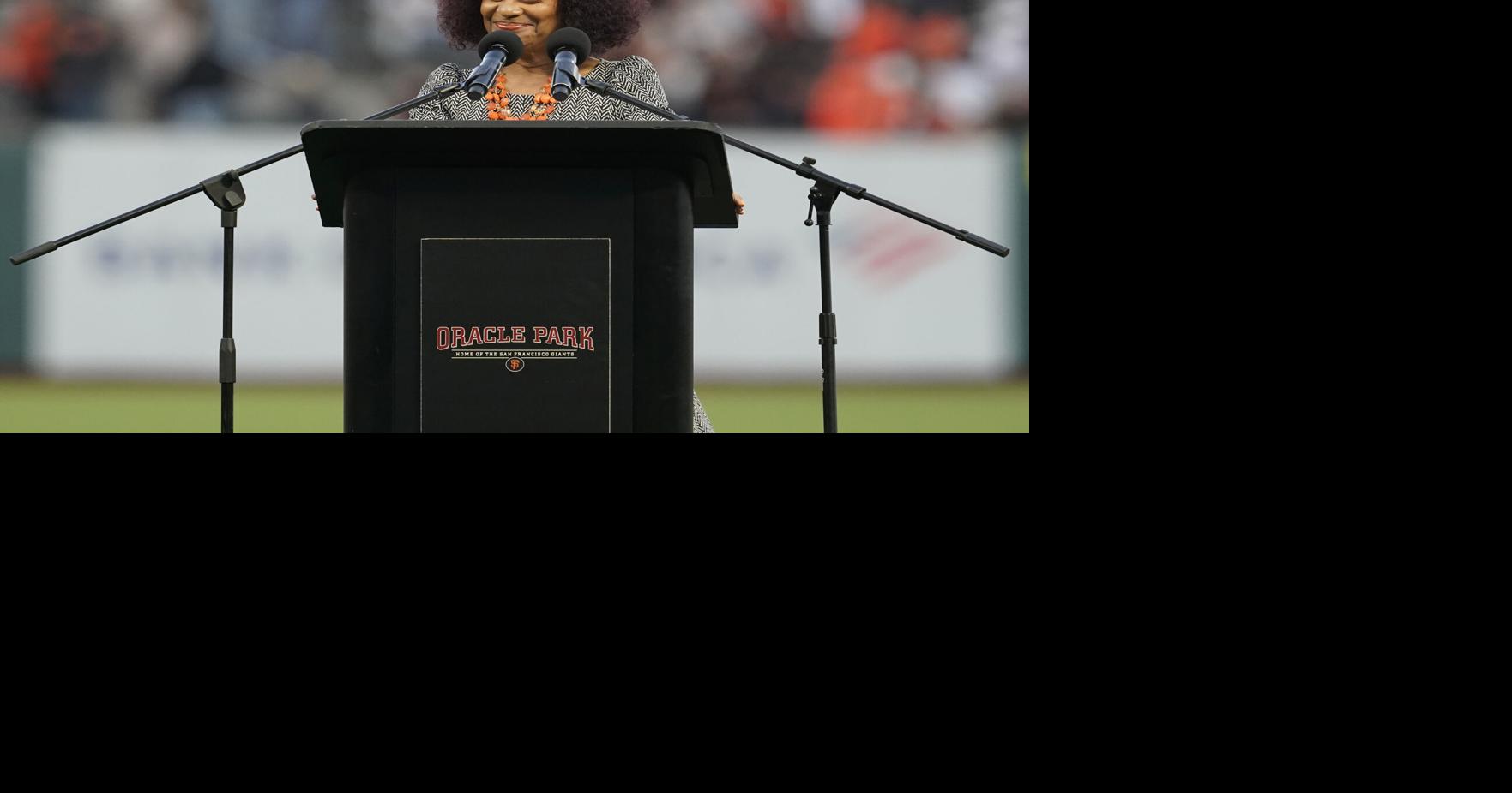 Renel Brooks-Moon out as Giants public-address announcer | Giants ...