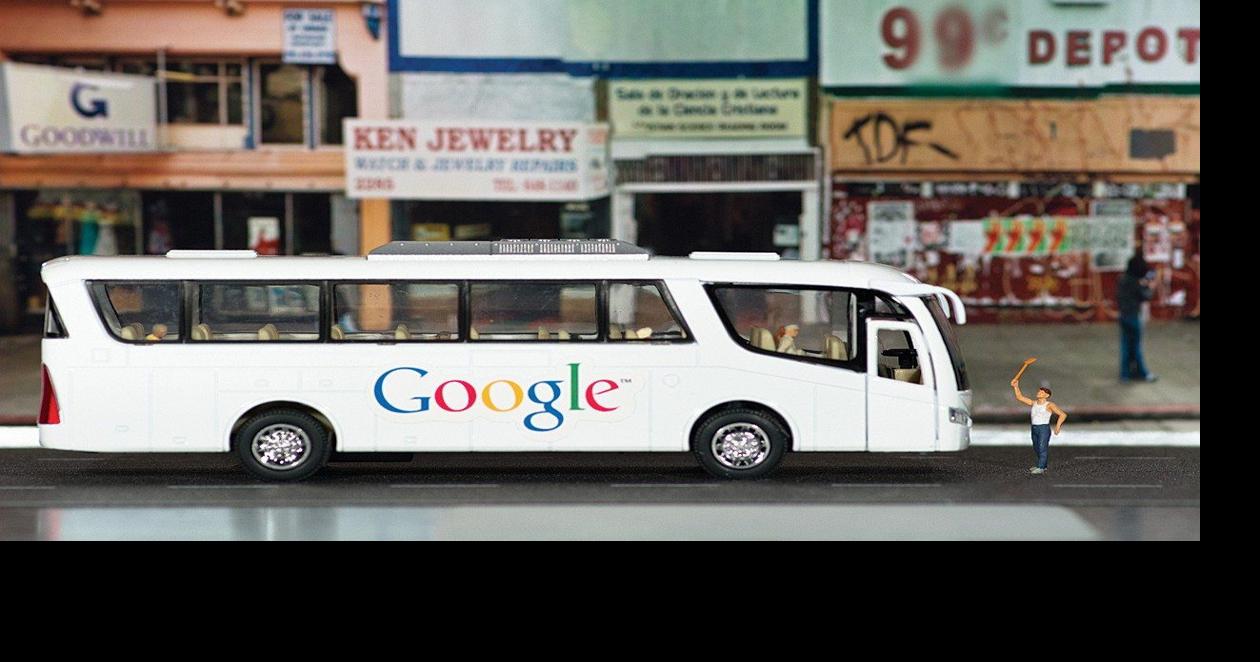 SF artists create online gallery of Google shuttle bus art | San ...