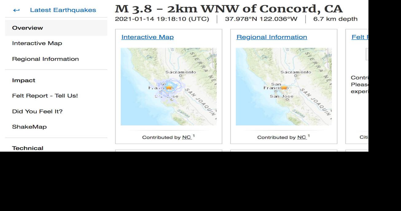 Magnitude 3.8 earthquake rattles Bay Area | San Francisco News ...