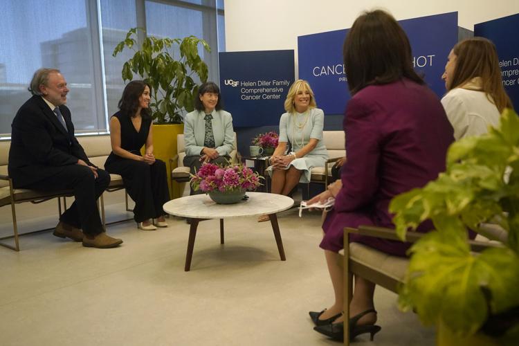 First Lady Jill Biden At Ucsf