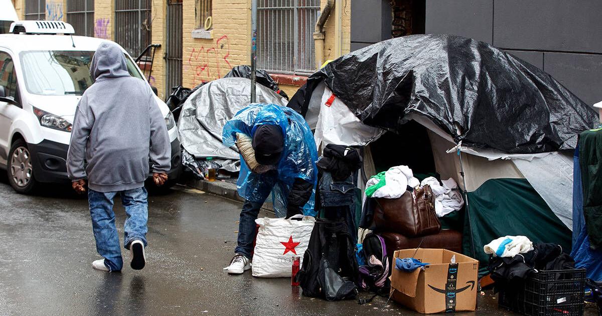 Homeless swept from Polk Street alley despite lack of shelter beds ...