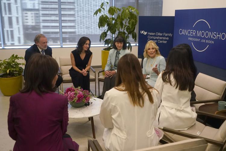 First Lady Jill Biden At Ucsf
