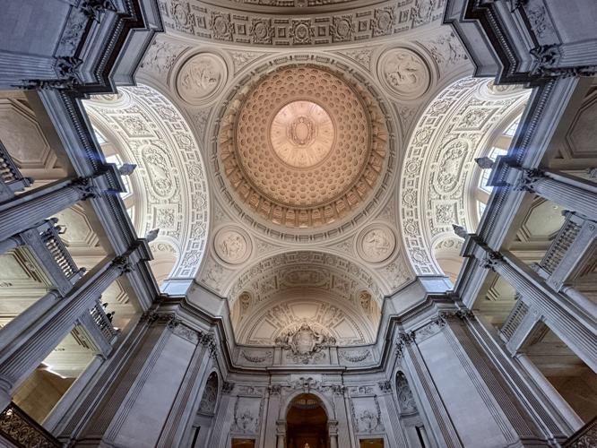 What climbing City Hall rotunda reveals about San Francisco | Forum ...