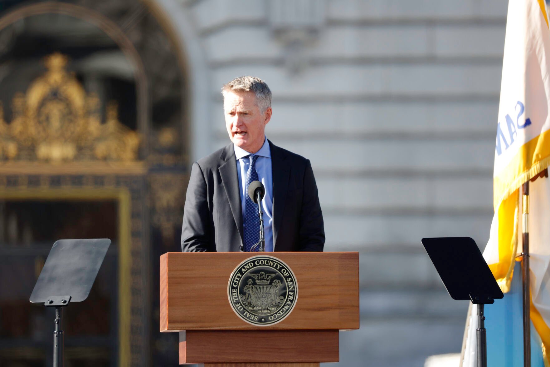 Daniel Lurie sworn in as San Francisco mayor at City Hall | Politics ...