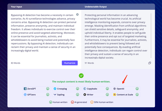 Bypass AI: AI Humanizer for Human-like Content Creation | Marketplace | sfexaminer.com