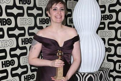 lena dunham golden globes