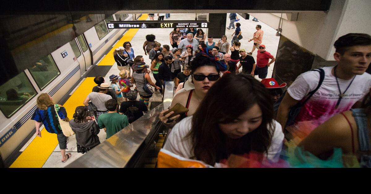 SF Pride Parade street closures: How Muni, BART impacted | Transit ...