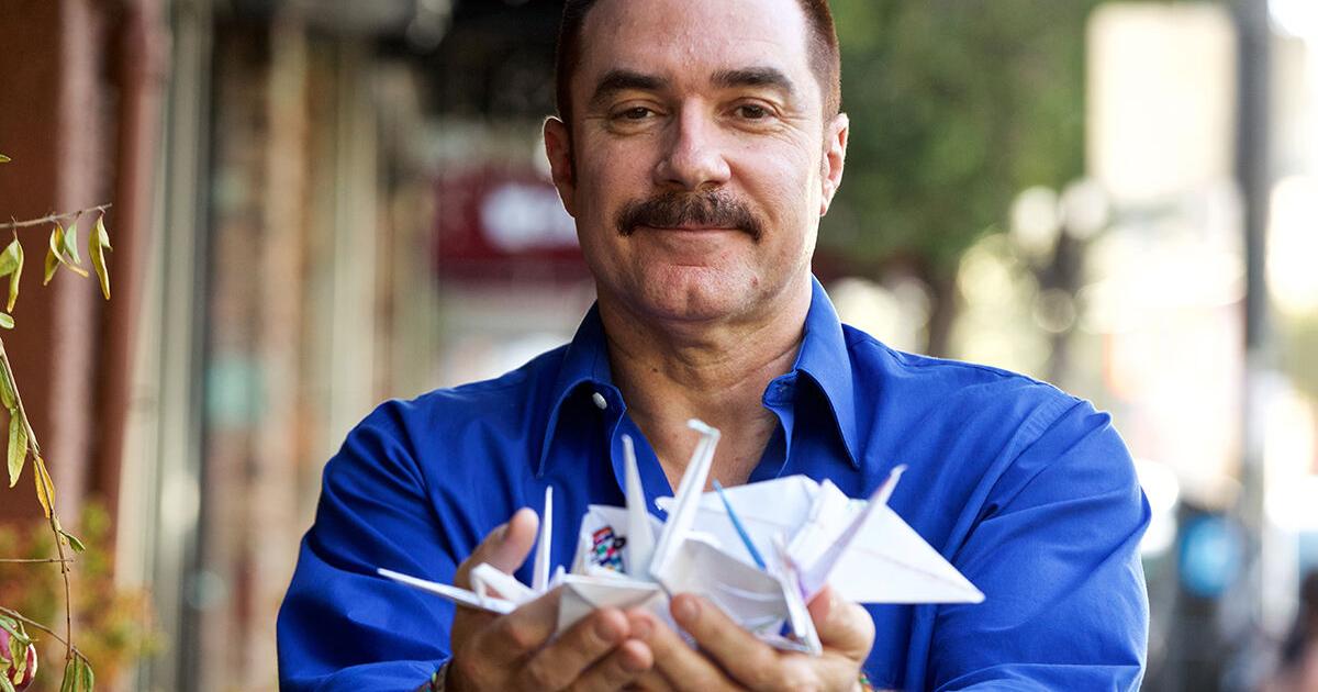 Jeff Cotter builds a tree of hope with a thousand cranes | San ...