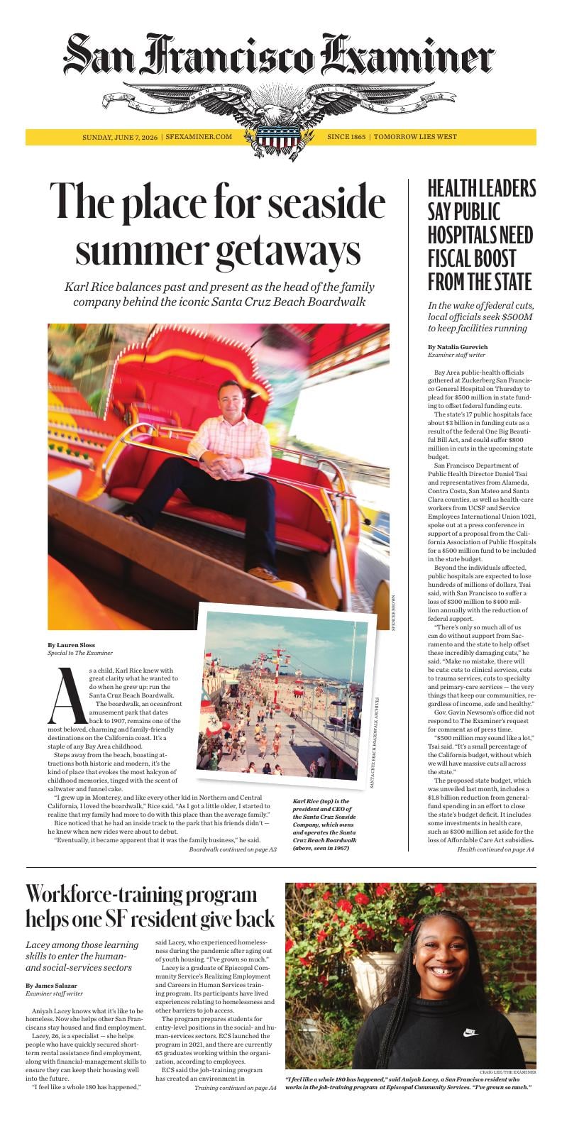 Page A1 | e-Edition | sfexaminer.com