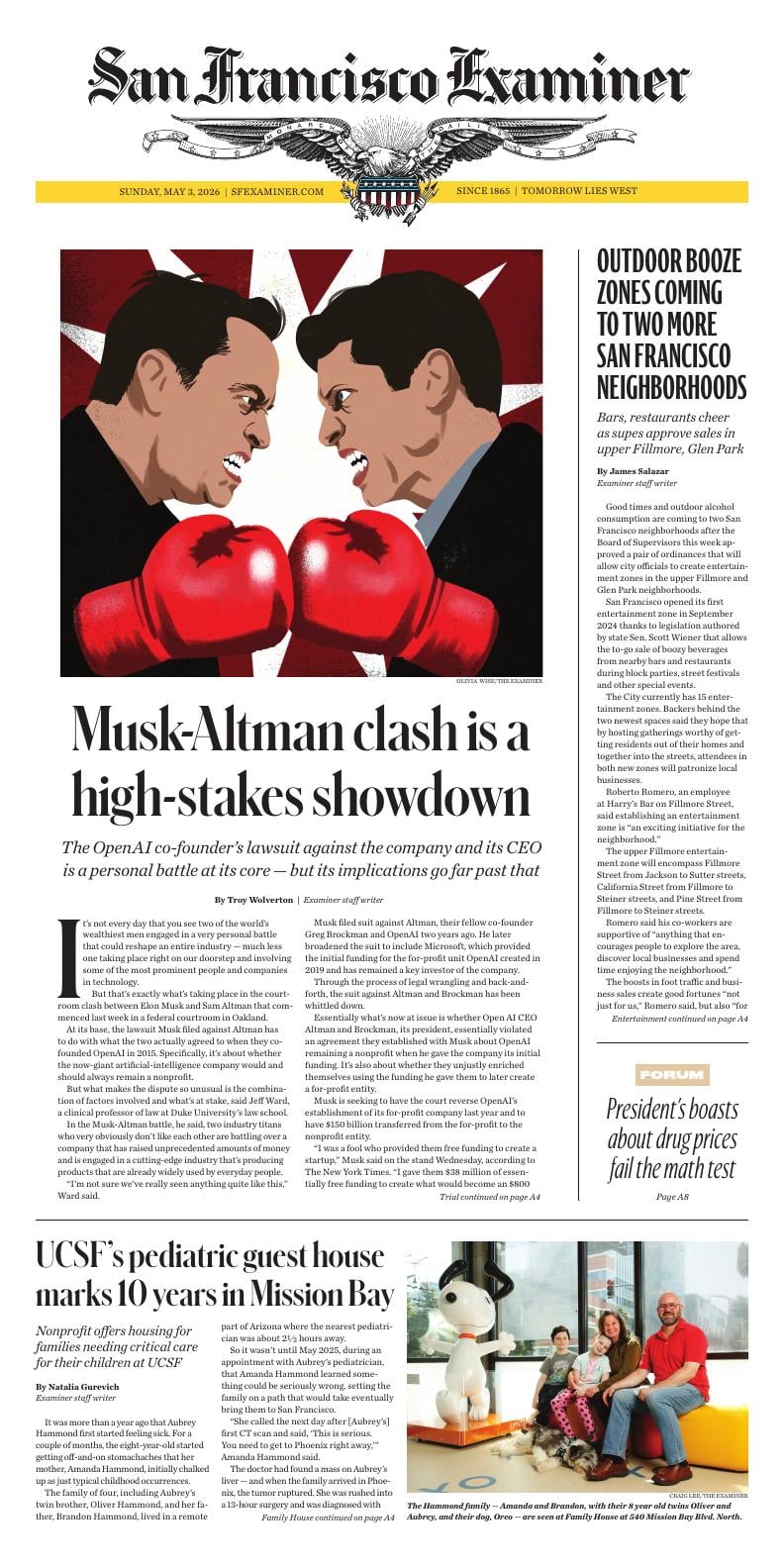 Page A1 | e-Edition | sfexaminer.com