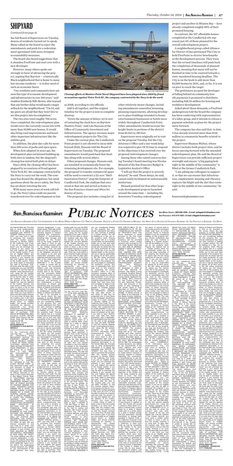 Page A7 | e-Edition | sfexaminer.com