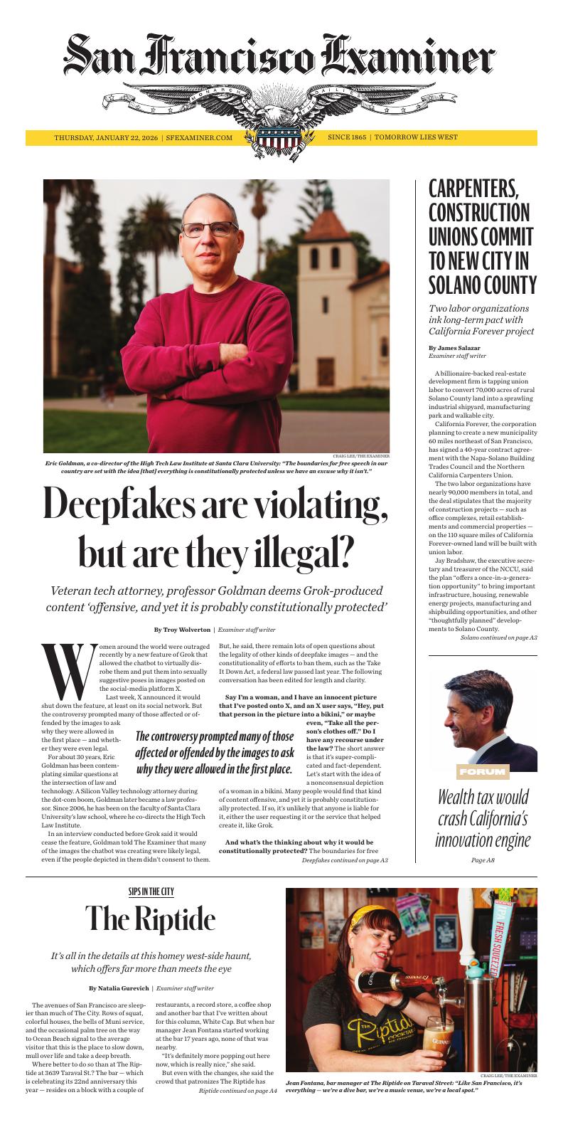 Page A1 | e-Edition | sfexaminer.com