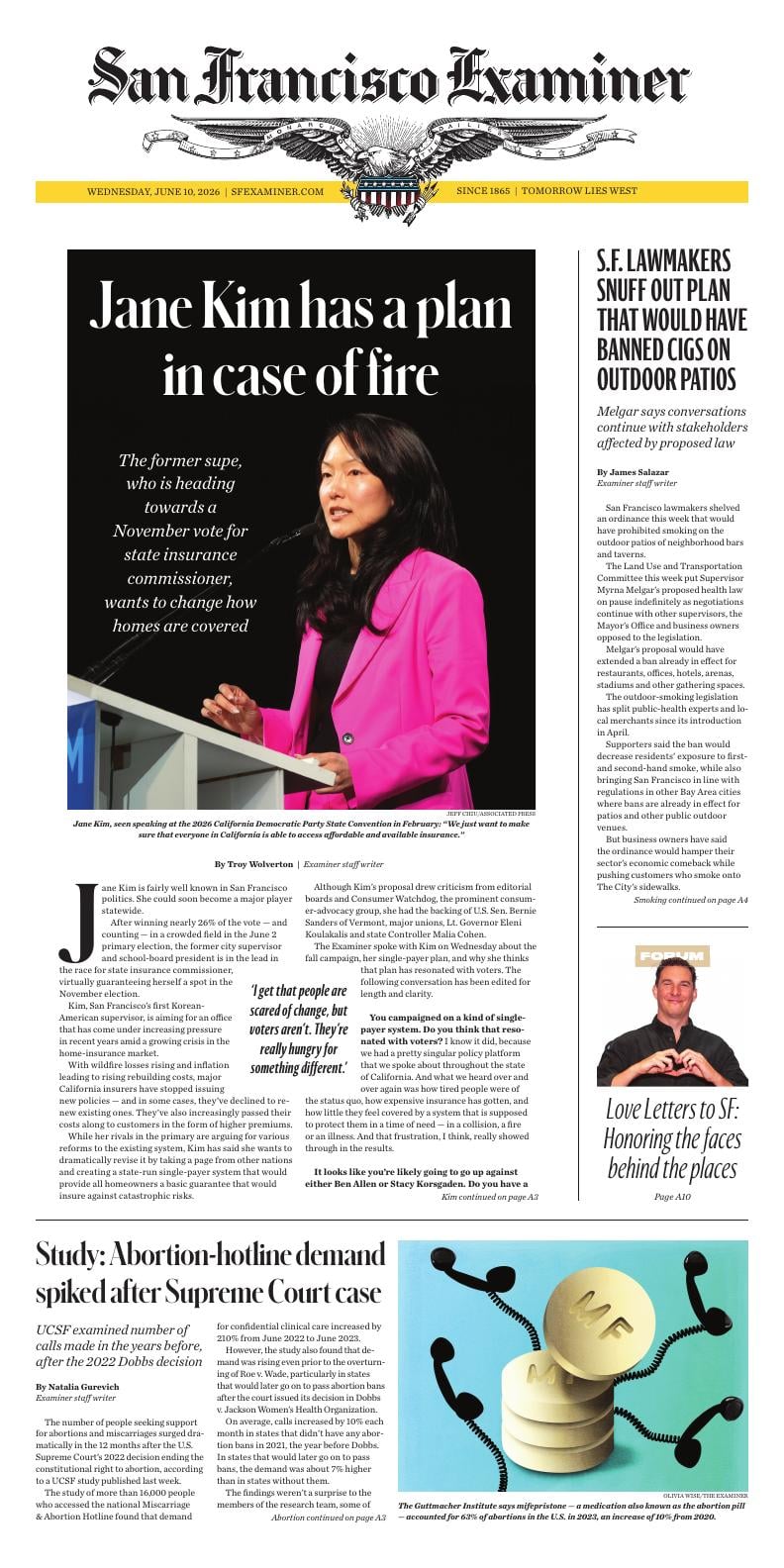Page A1 | e-Edition | sfexaminer.com