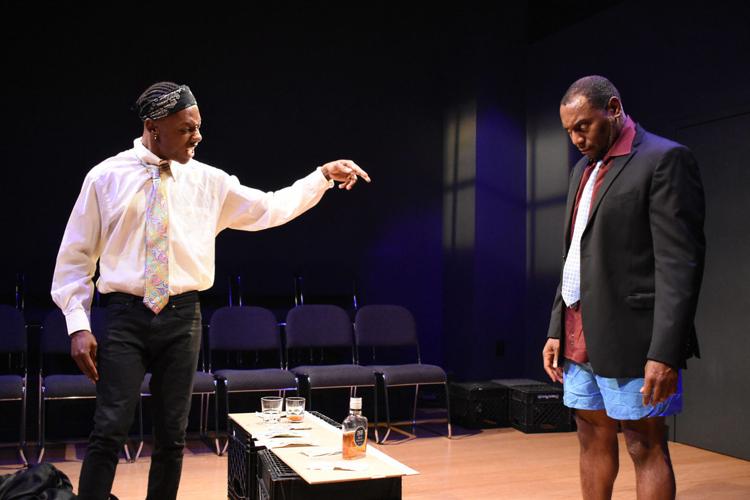 The Tension of the Gun, in Topdog/Underdog at Ubuntu Theater Project ...