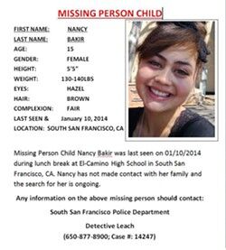 Nancy Bakir: Family Searching for Missing High School Student ...