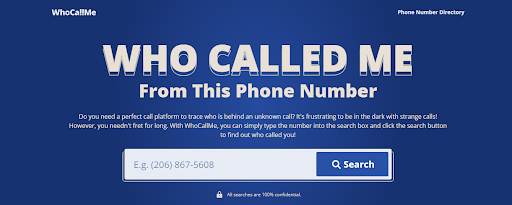 Who Call Me Review: Best Site to Trace Who Called Me From This Phone ...