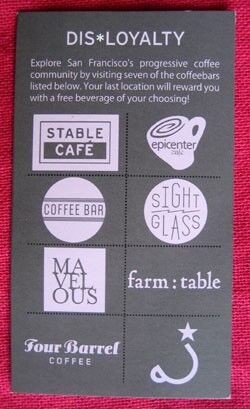 Disloyalty Card Rewards Restless Coffee Addicts | Dining | sfweekly.com