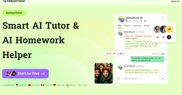 GeniusTutor Review: What This AI-Powered Homework Helper Can Offer ...