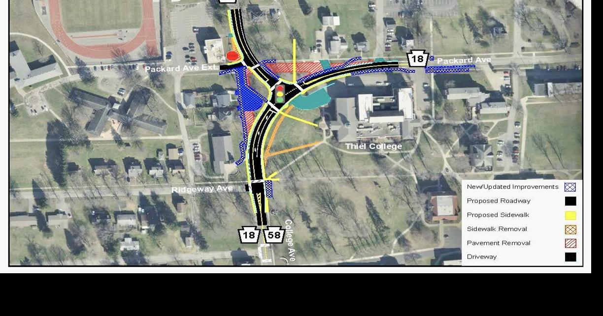PennDOT offers details of road improvements near Thiel College | News ...