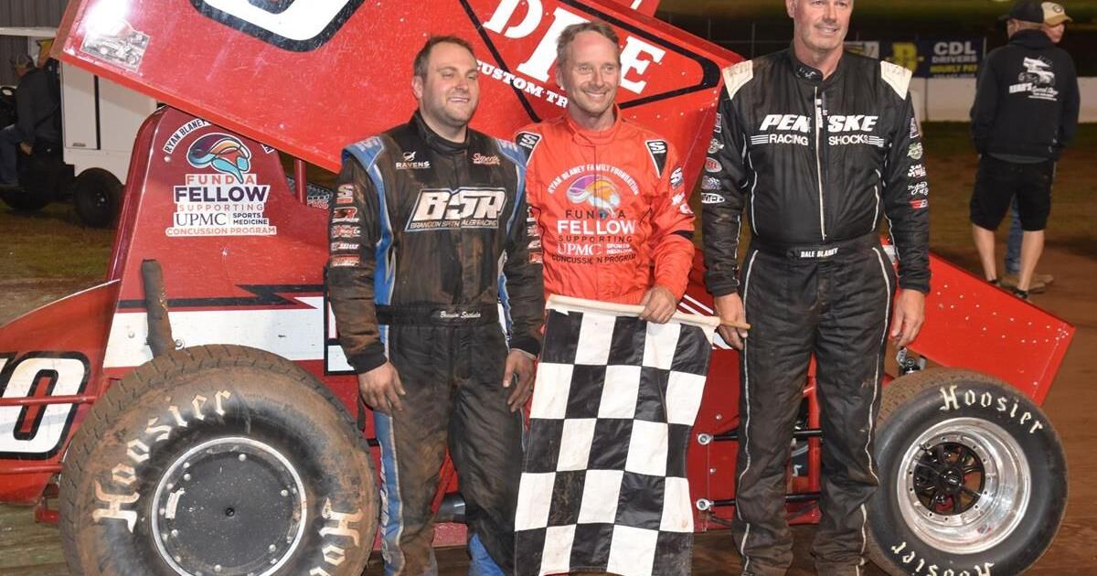 Dave Blaney, Dale Blaney finish 1-2 in "410" Sprints at Sharon Speedway ...