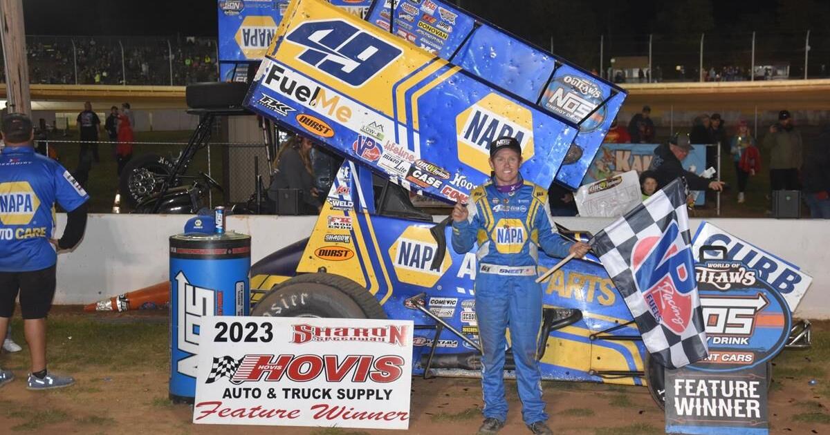 Sweet wins WoO Sprint Cars race, Rhoades captures Econo Mods feature at ...