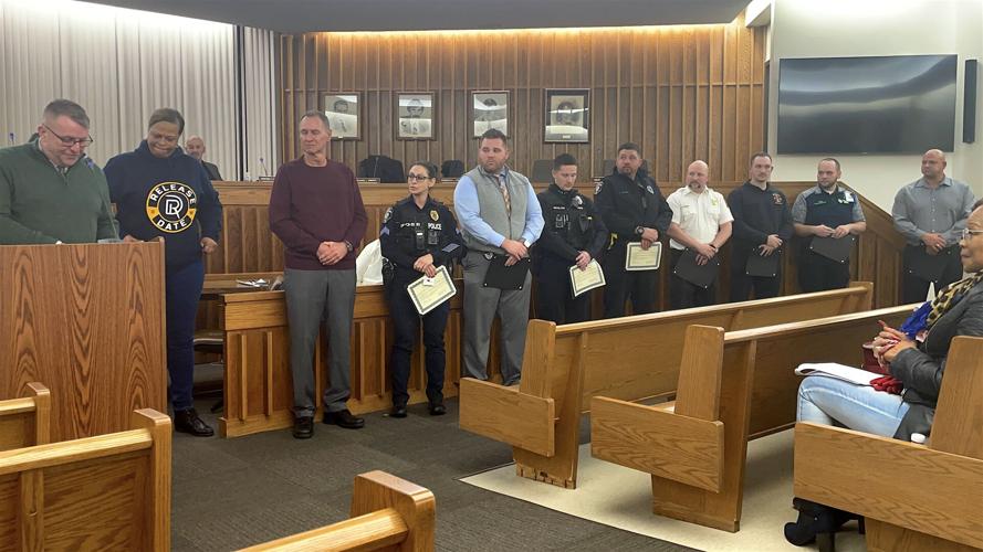 Farrell honors first responders who saved a life | News | sharonherald.com