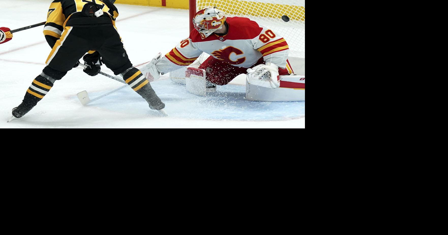 Bunting, Letang and Tomasino score on the power play in Pens' 6-2 win over Flames | Sports ...
