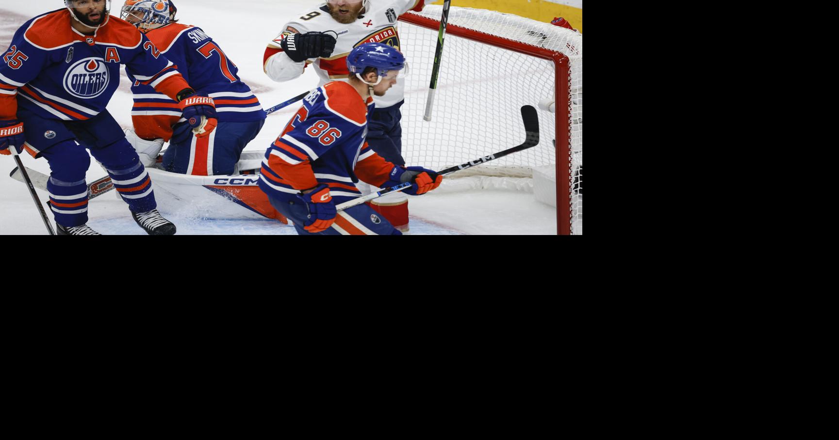 Panthers beat Oilers, 4-3, in Game 3 to move within one win of Stanley ...