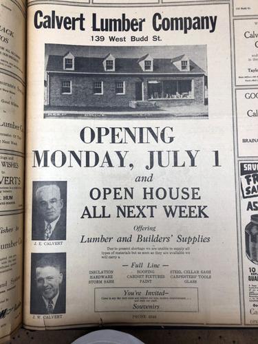 Calvert Lumber got its start fighting to help win another war | Local ...