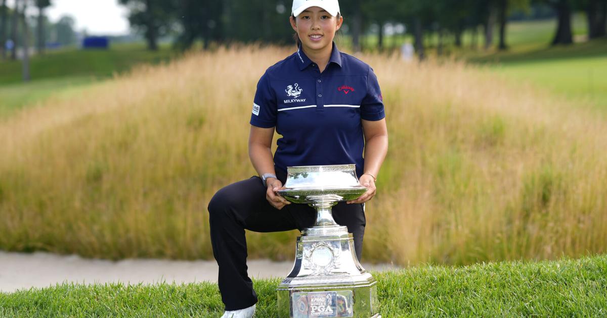 Yin Wins Womens Pga Championship Becomes 2nd Woman From China With A