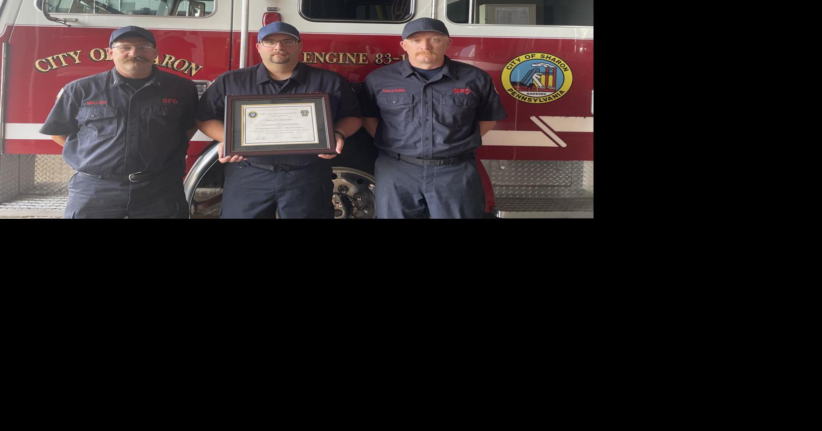 Sharon Fire Department receives gold-level certification | News ...