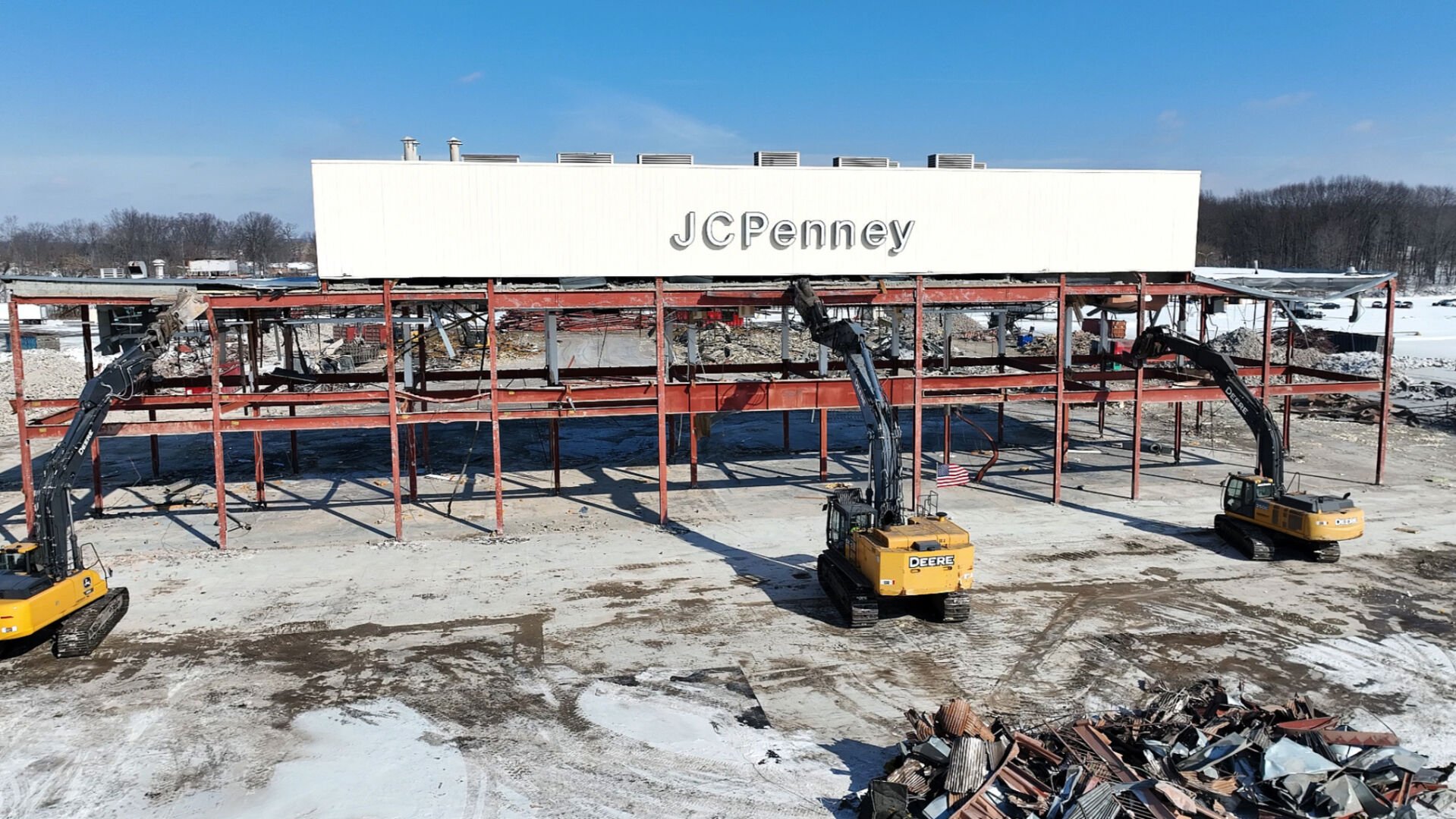 And... it's gone. Demolition of Shenango Valley Mall complete | News ...