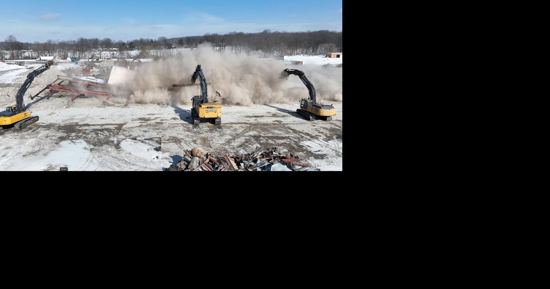 And... it's gone. Demolition of Shenango Valley Mall complete | News ...