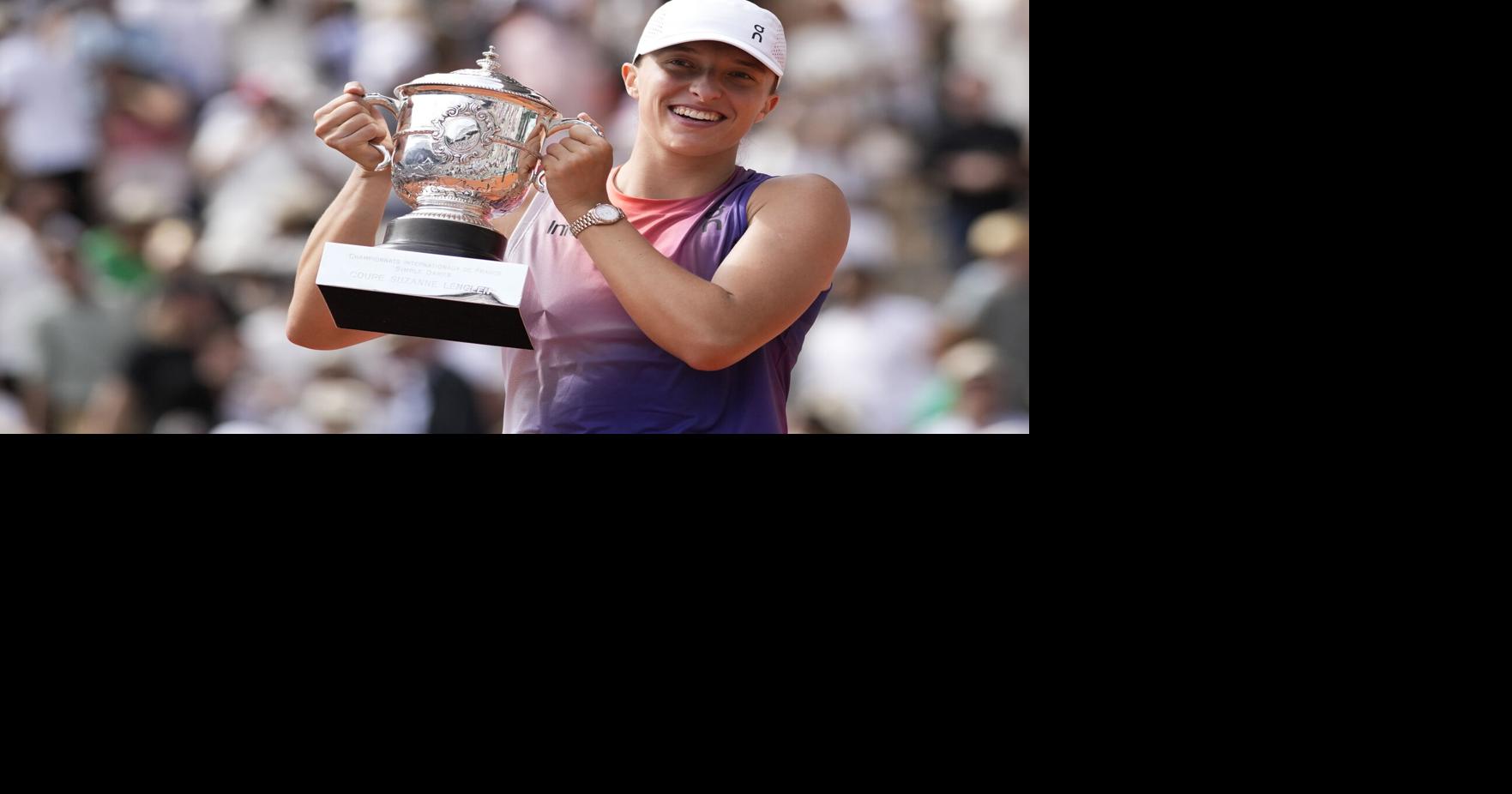 Swiatek wins 3rd consecutive French Open women's title by overwhelming ...