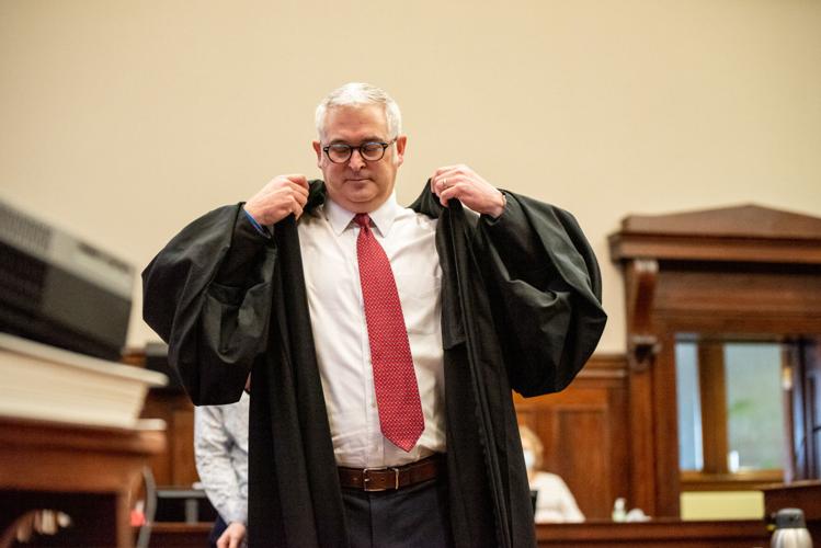 Getting to work: On the year's first business day, McEwen, Sherman ...