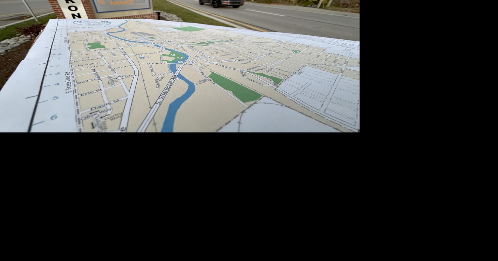 Updating official Sharon city map was a 2-year journey | News ...