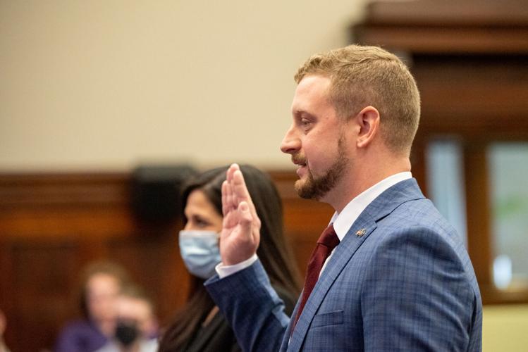 Getting to work: On the year's first business day, McEwen, Sherman ...