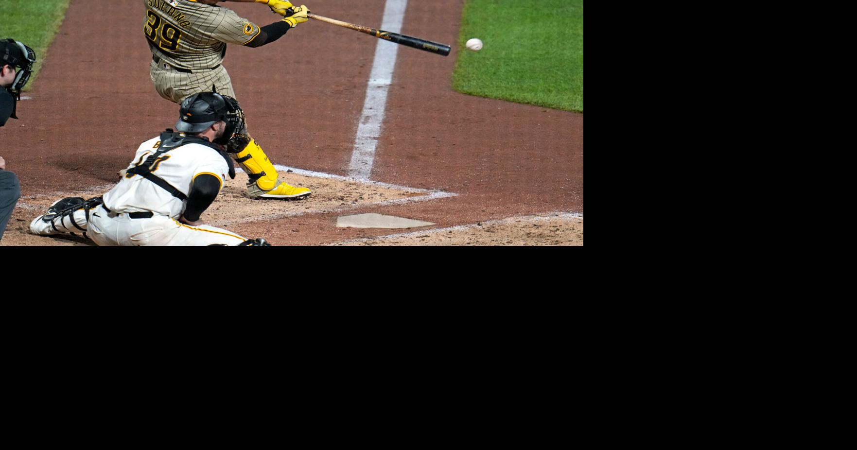 Solano drives in 4 runs, Padres use 6 pitchers to blank Pirates, 6-0 ...